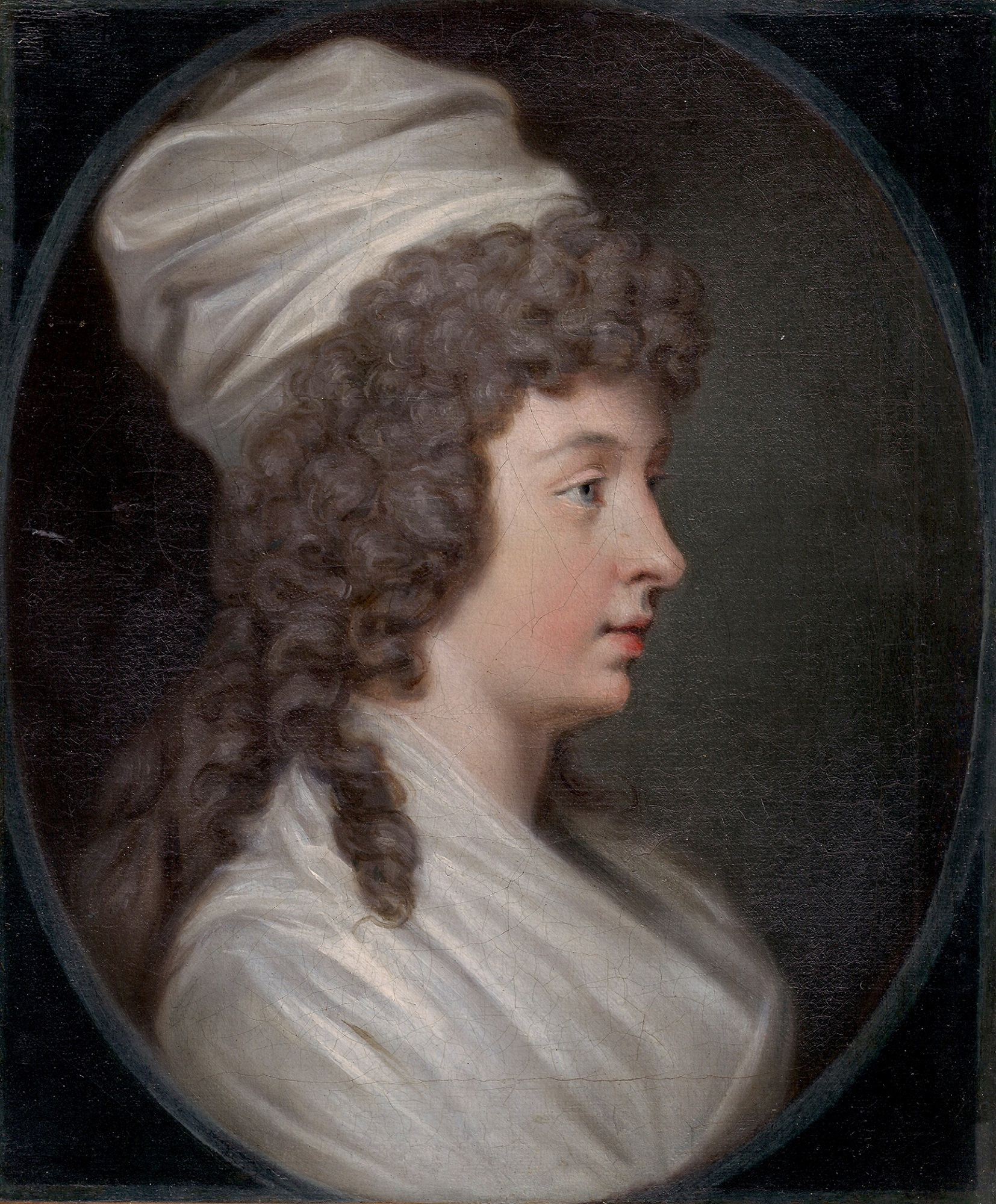 The Sobieskis and Stuarts. Portrait of Charlotte, Duchess of Albany, Hugh Douglas Hamilton, 1788 ...